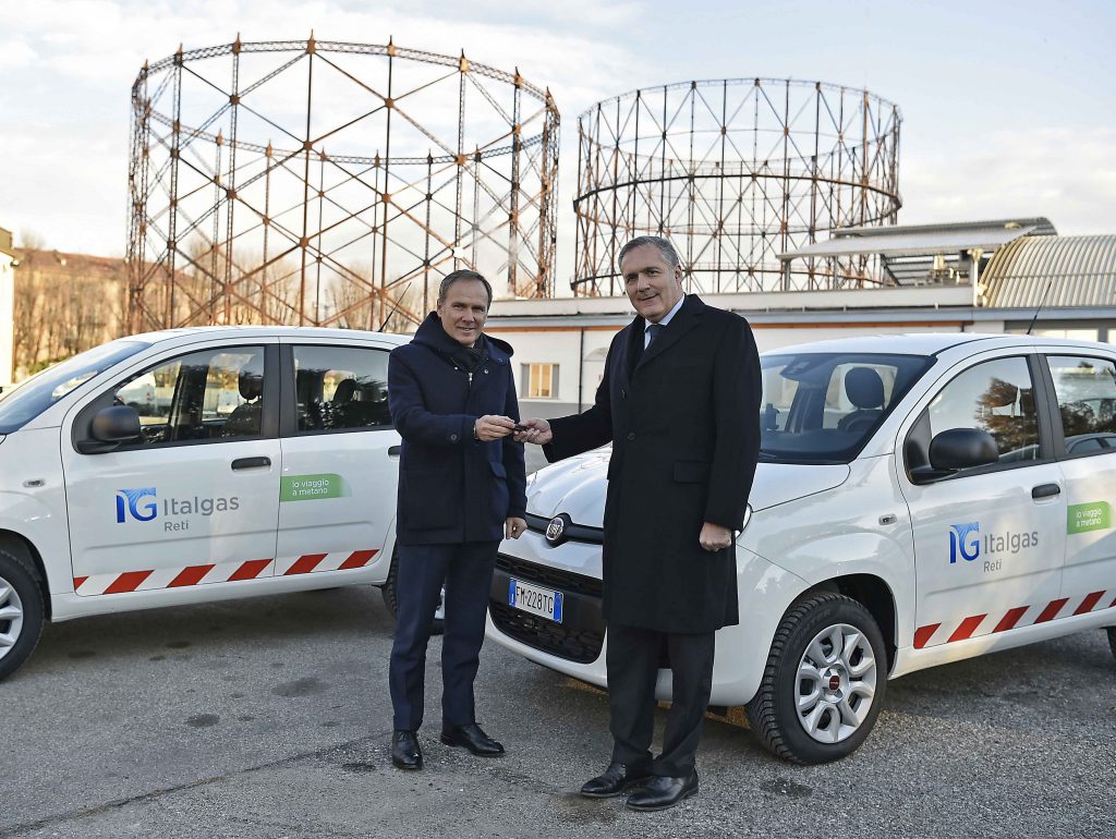 Le auto Fiat a metano per Italgas - Motori